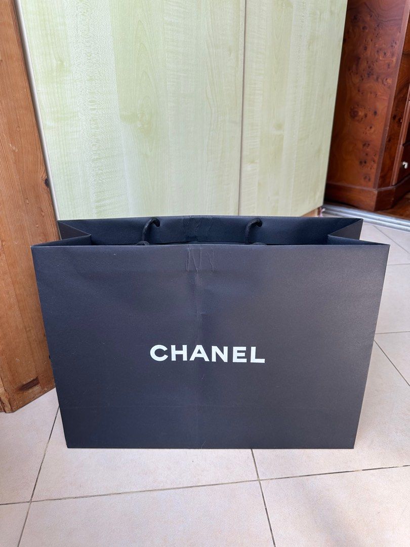 Chanel Paper Bag, Luxury, Bags & Wallets on Carousell