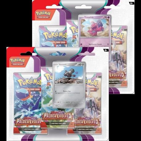 [CHEAPEST] [FREE MAILING] Pokemon SV02 3 Pack Blister Set - Paldea Evolved Pokemon Scarlet ...