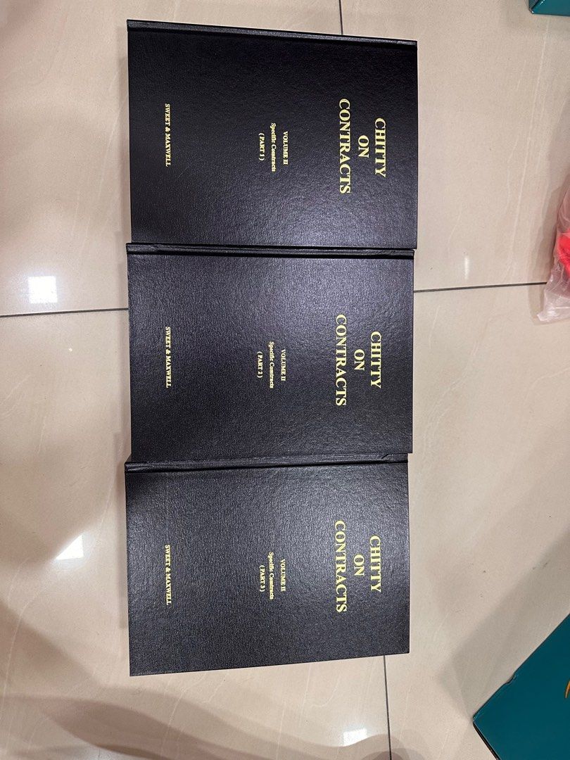 Chitty on contract law 34th edition, Hobbies & Toys, Books & Magazines ...