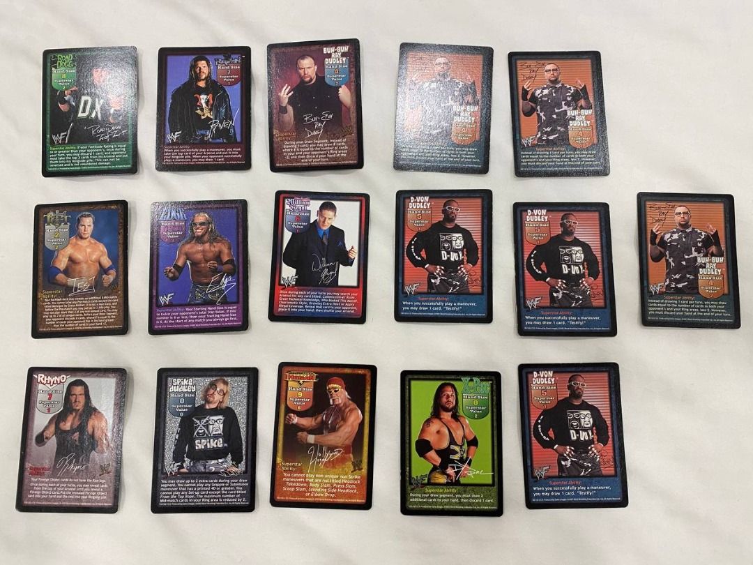 [Clearance] WWE Cards - Face Cards, Hobbies & Toys, Toys & Games on ...