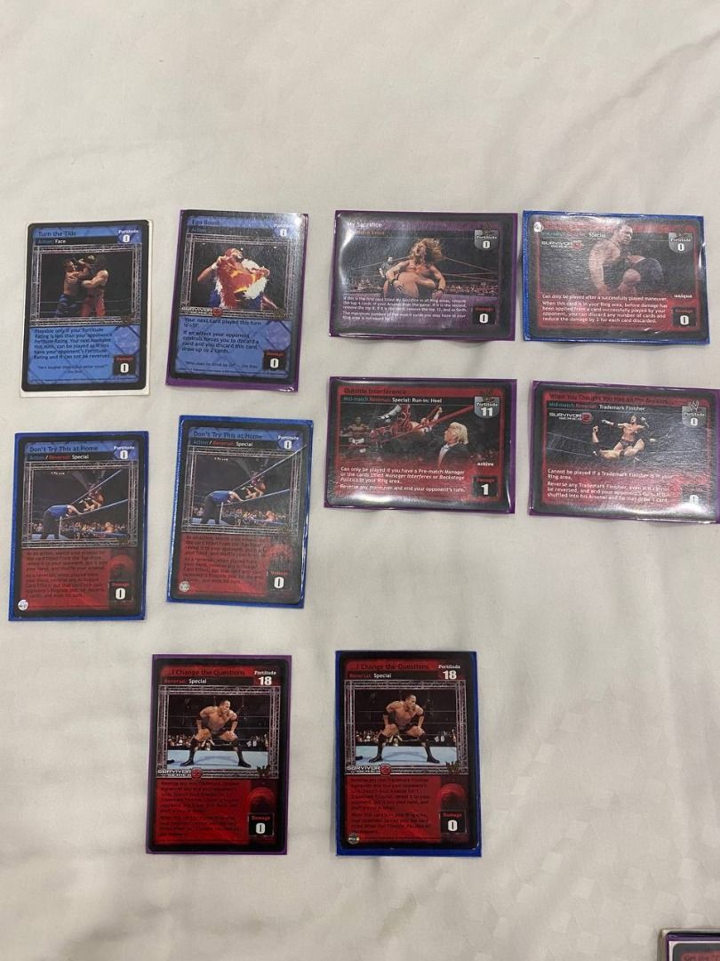 *Updated - Rare and Reversals (WWE Cards), Hobbies & Toys, Toys & Games ...