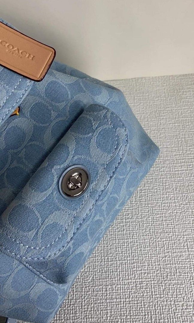 Coach Riya Mini Backpack in Signature Jacquard, Women's Fashion, Bags ...
