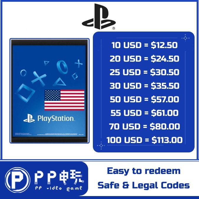 [Code] Playstation US Top up code, Video Gaming, Gaming Accessories ...