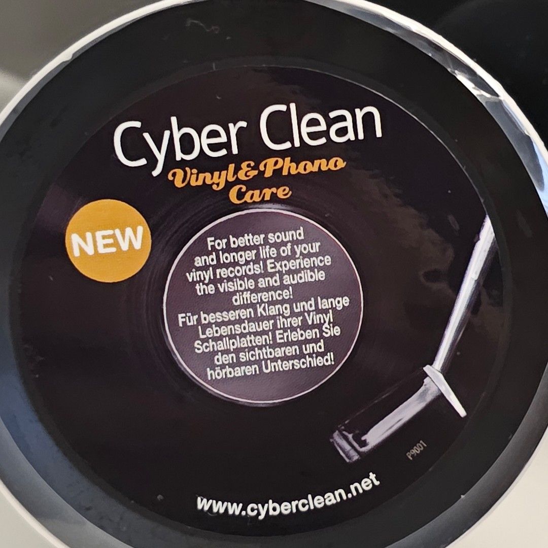 Cyber Clean Vinyl & Phono Care Clean Vinyl LP Record Sticky Gel Compound for Turntable Cleaning ...