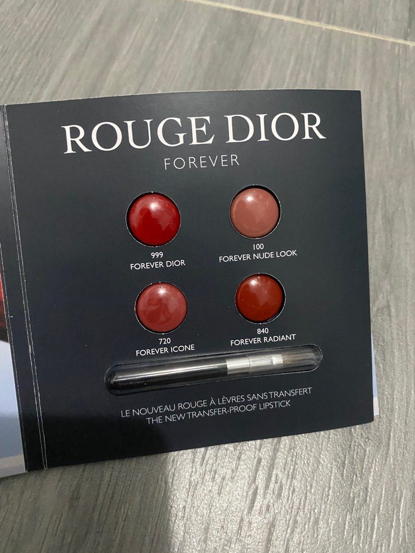 Dior Lipstick sample ROUGE DIOR FOREVER, 美容＆個人護理, 健康及美容 - 皮膚護理, 化妝品 - Carousell