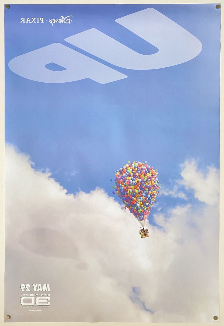 Disney Pixar Up Original DS Movie Poster 27x40 Teaser, Hobbies & Toys ...