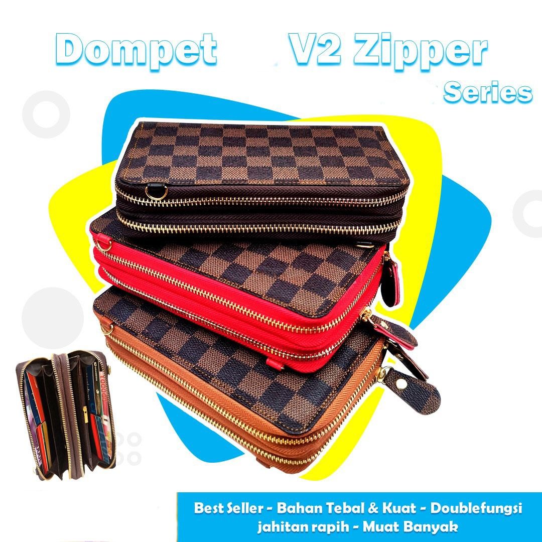 Dompet Double Ruang kulit Art Square Jumbo, Barang Mewah, Tas & Dompet ...