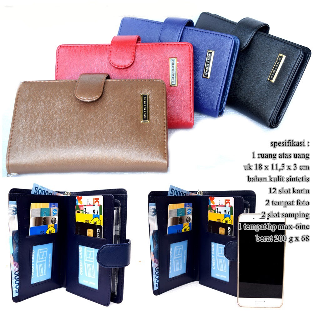 Dompet Kulit Pocket Hp Kulit Alexia Max Plat, Barang Mewah, Tas ...