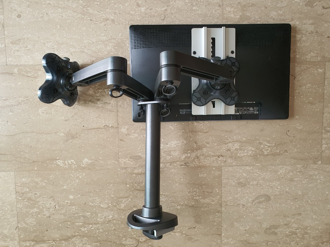 Dual Screen Monitor Arm, Computers & Tech, Parts & Accessories, Monitor ...
