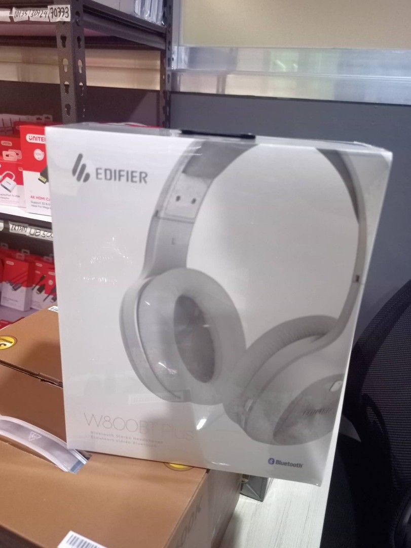 Edifier W800BT Plus Wireless Bluetooth Stereo Headphones White on Carousell