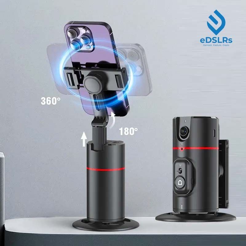 eDSLRs P02 360 AI Auto Face Tracking Device with Remote Control ...