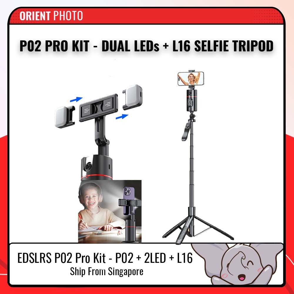 eDSLRs P02 360 AI Auto Face Tracking Device with Remote Control ...