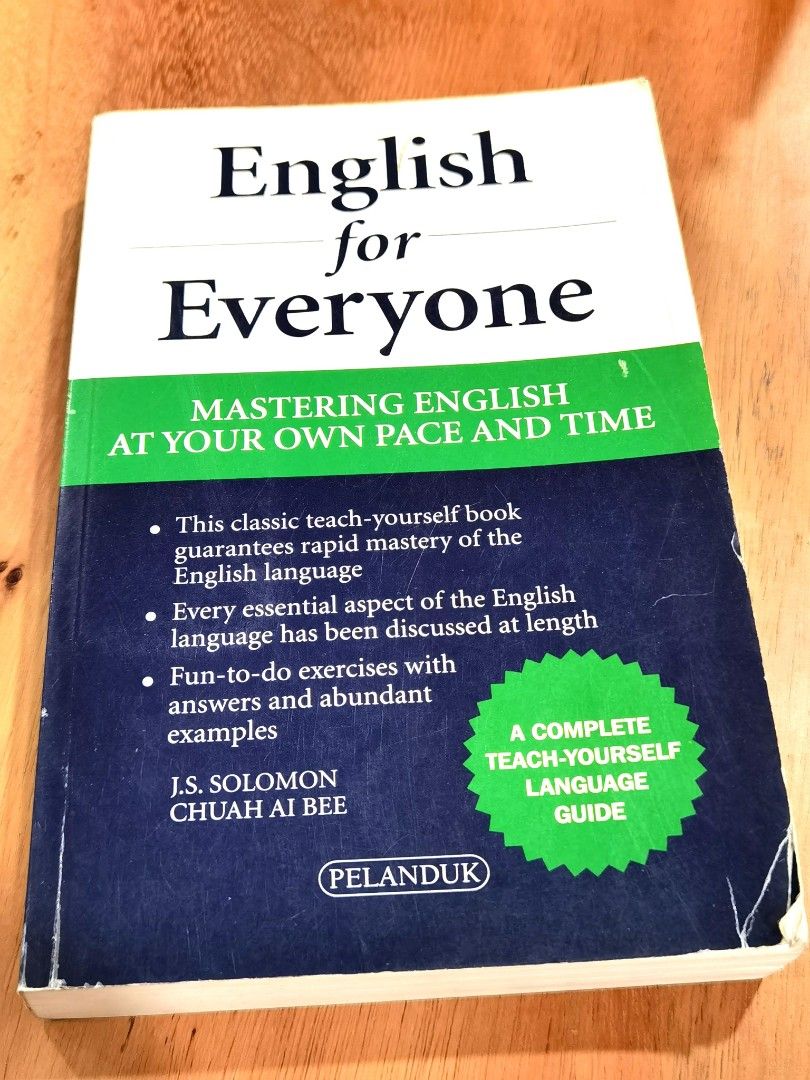English For Everyone Self Mastering Learn English Guide Book, Hobbies ...