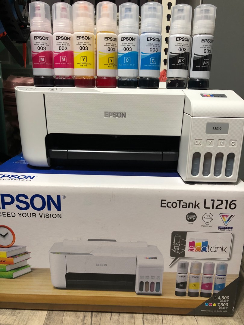 Epson EcoTank L1216 printer, Computers & Tech, Printers, Scanners ...