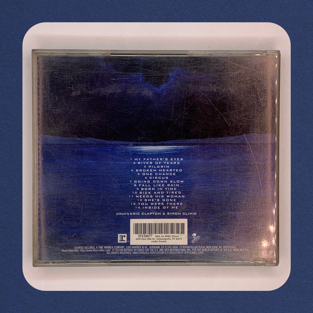 Eric Clapton - Pilgrim (1998) Album - Original Compact Disc (CD ...