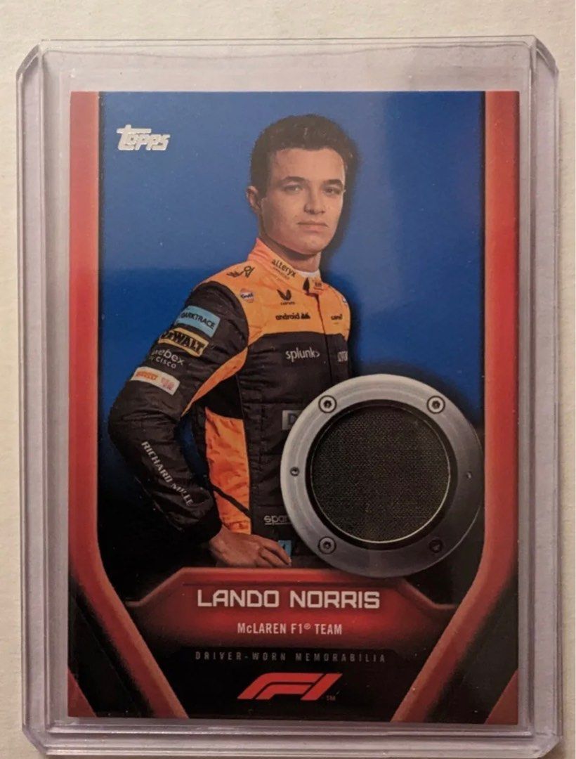 F1 2022 TOPPS LANDO NORRIS RELIC /99, Hobbies & Toys, Memorabilia ...