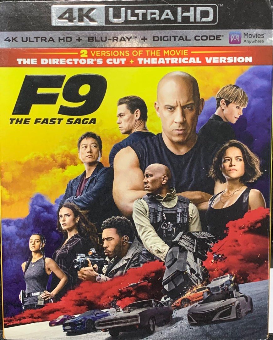 Fast & Furious: 8 Movies Collection 4K Ultra HD and Blu-Ray, Hobbies ...