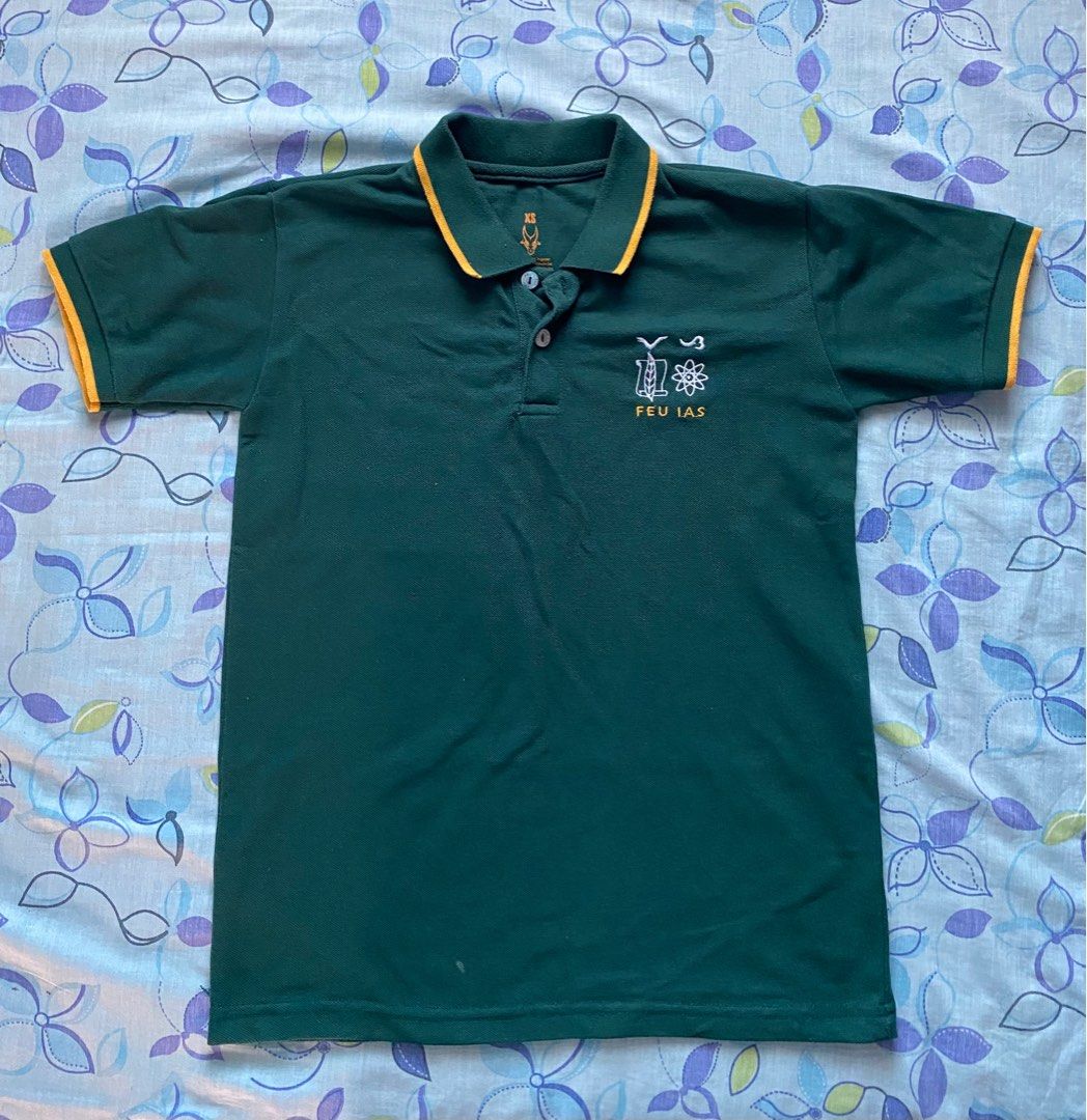 FEU IAS INSTITUTE POLO AND FEU SHIRT SET on Carousell