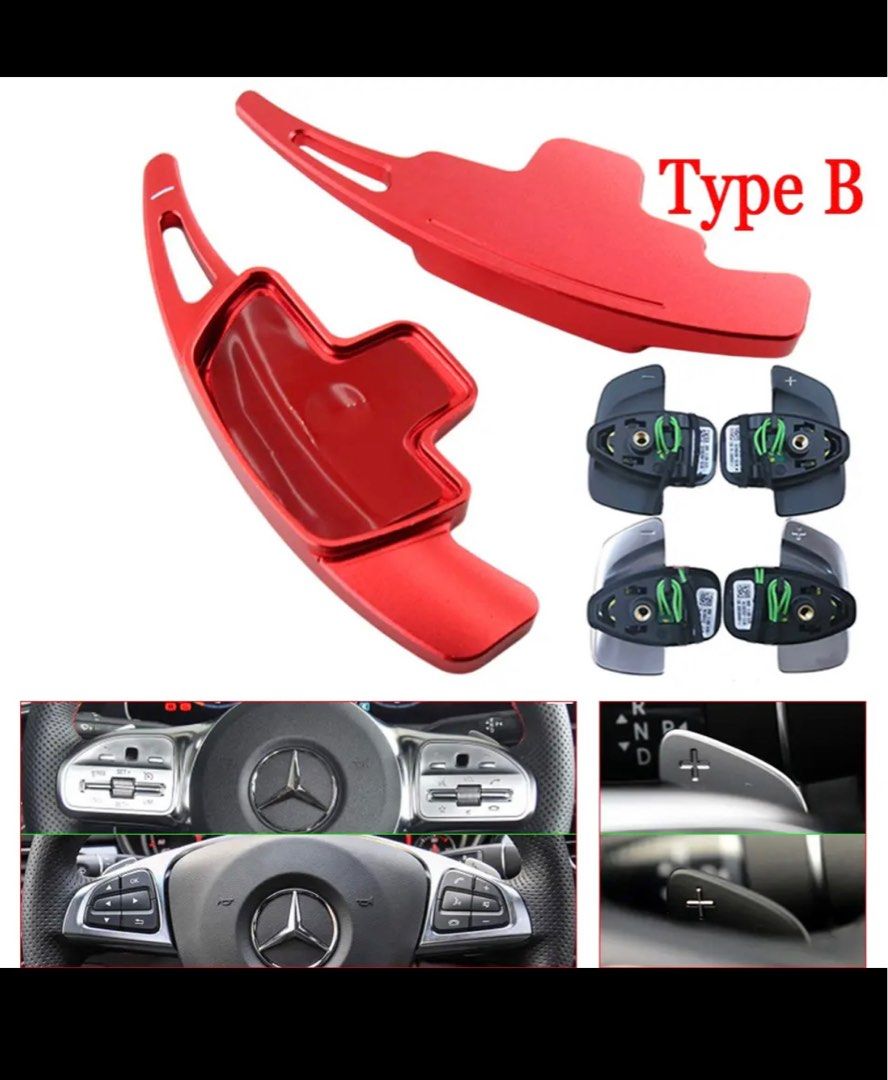 For Mercedes Benz W213 EQC Car Steering Wheel Paddle Shift Extension ...