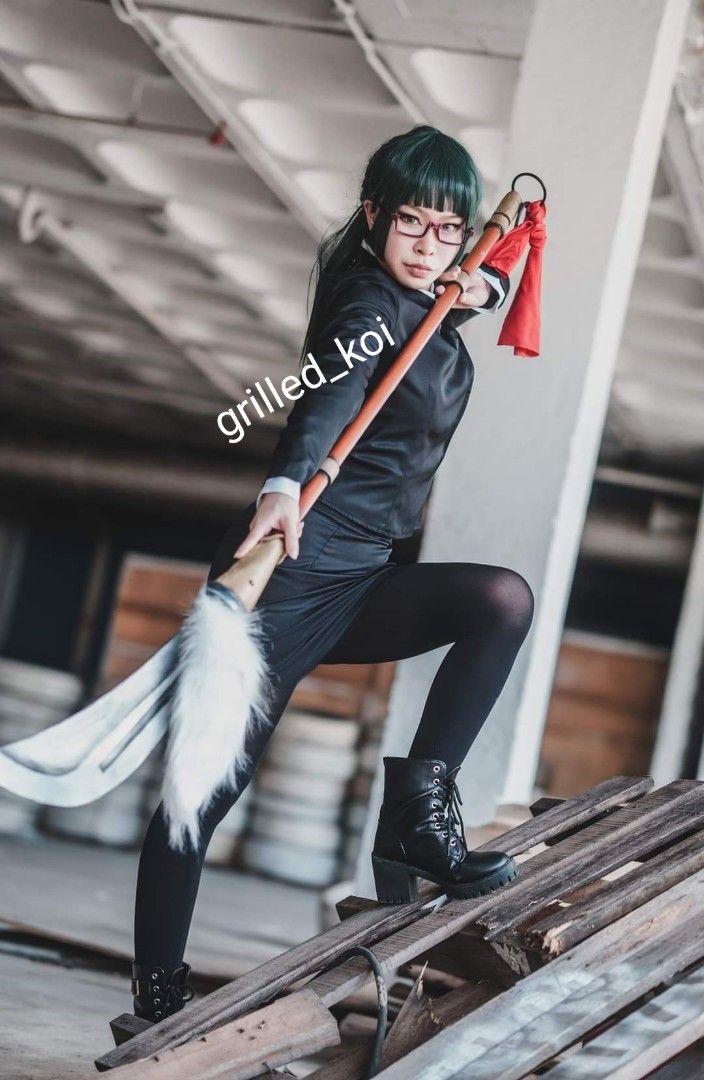 FOR RENT Jujutsu Kaisen Maki Zenin Cosplay Costume Weapon Prop, Hobbies ...