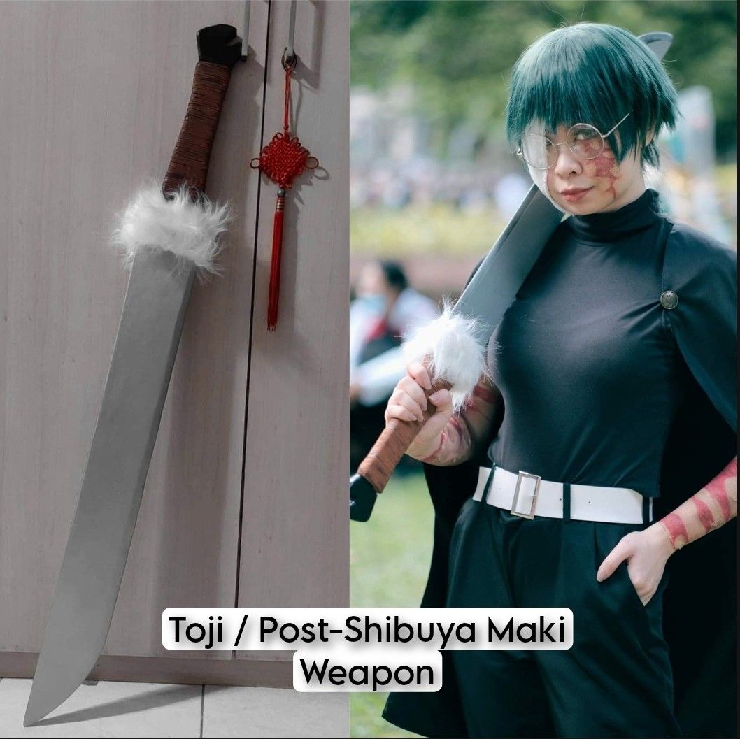 FOR RENT Jujutsu Kaisen Toji Fushiguro Maki Zenin Sword Weapon Cosplay ...