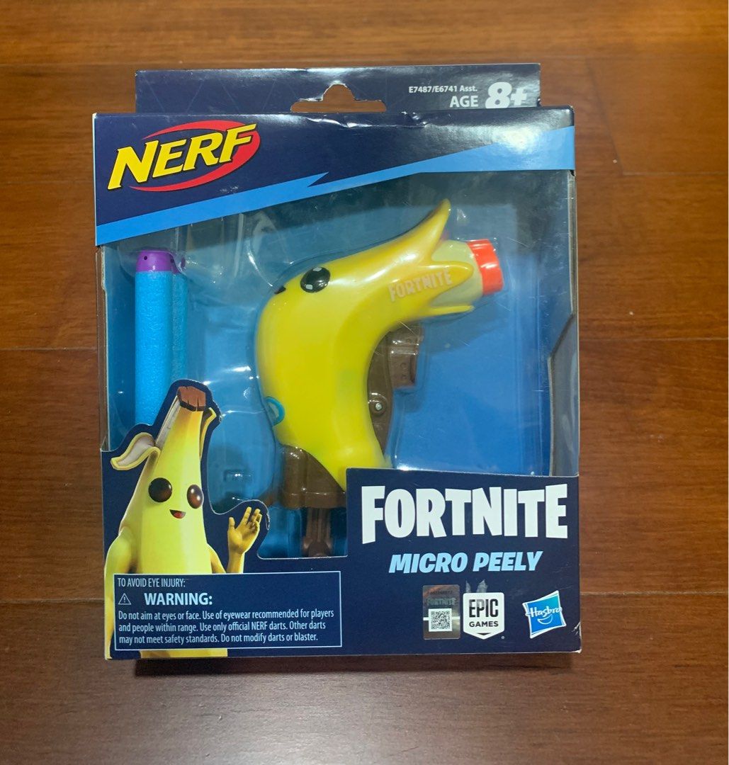 Fortnite Micro Peely Nerf Gun, Hobbies & Toys, Toys & Games on Carousell