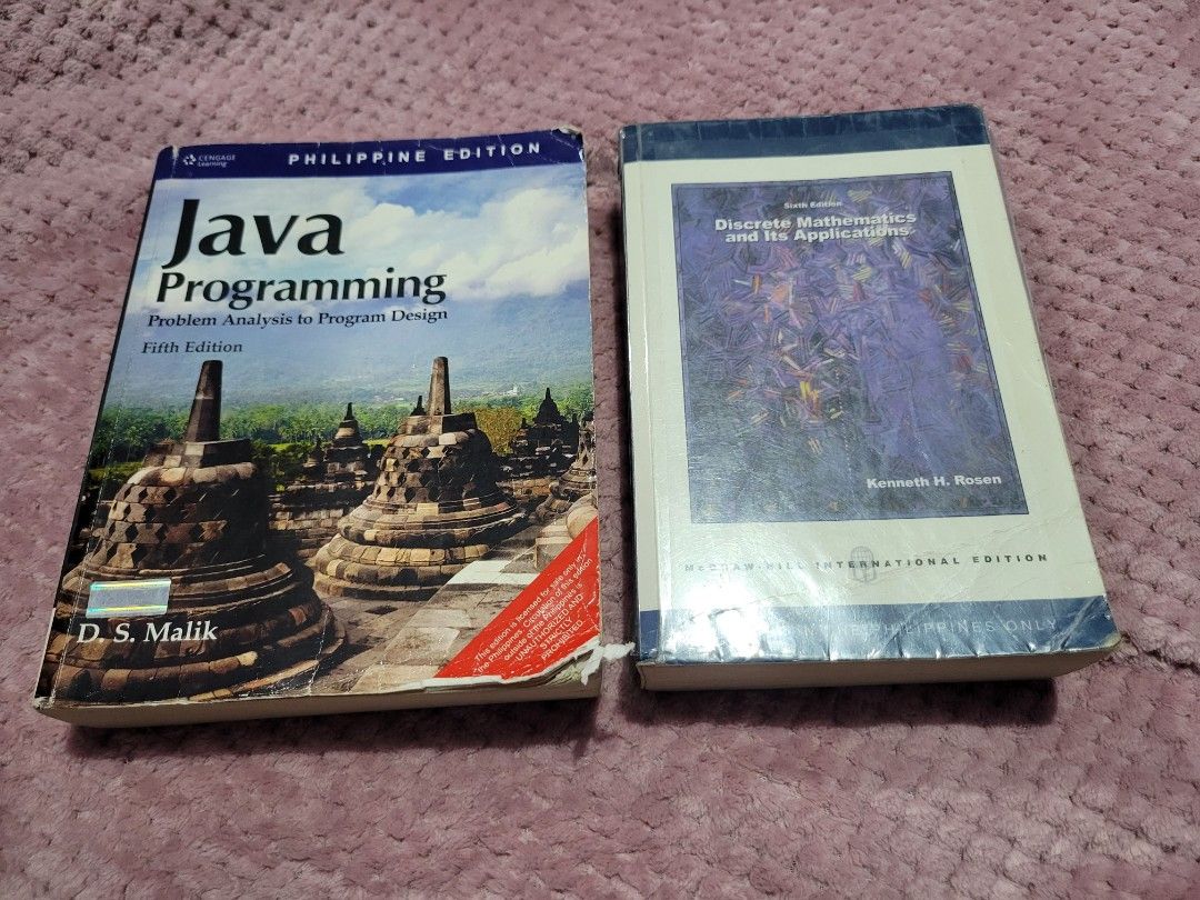 Java Programming Fifth Edition & Discrete Mathematics, Hobbies & Toys, Books & Magazines ...