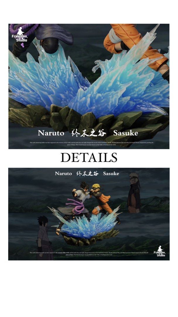 Freedom Studio - Naruto VS Sasuke, Hobbies & Toys, Toys & Games on ...