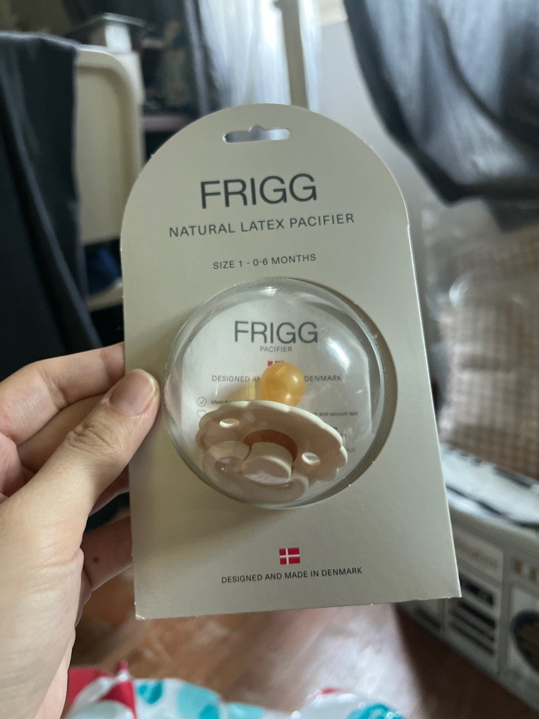Frigg Natural Latex Pacifier (1 new 1 used), Babies & Kids, Nursing ...