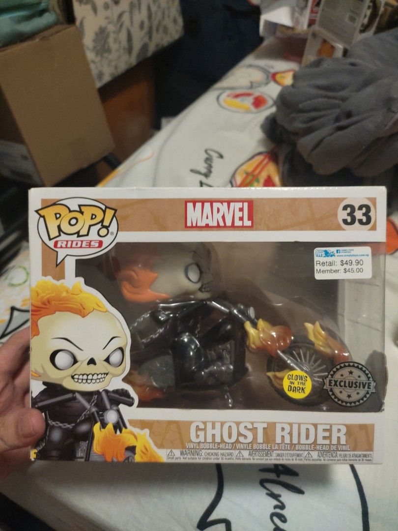 Ghost rider funko pop 33, Hobbies & Toys, Toys & Games on Carousell