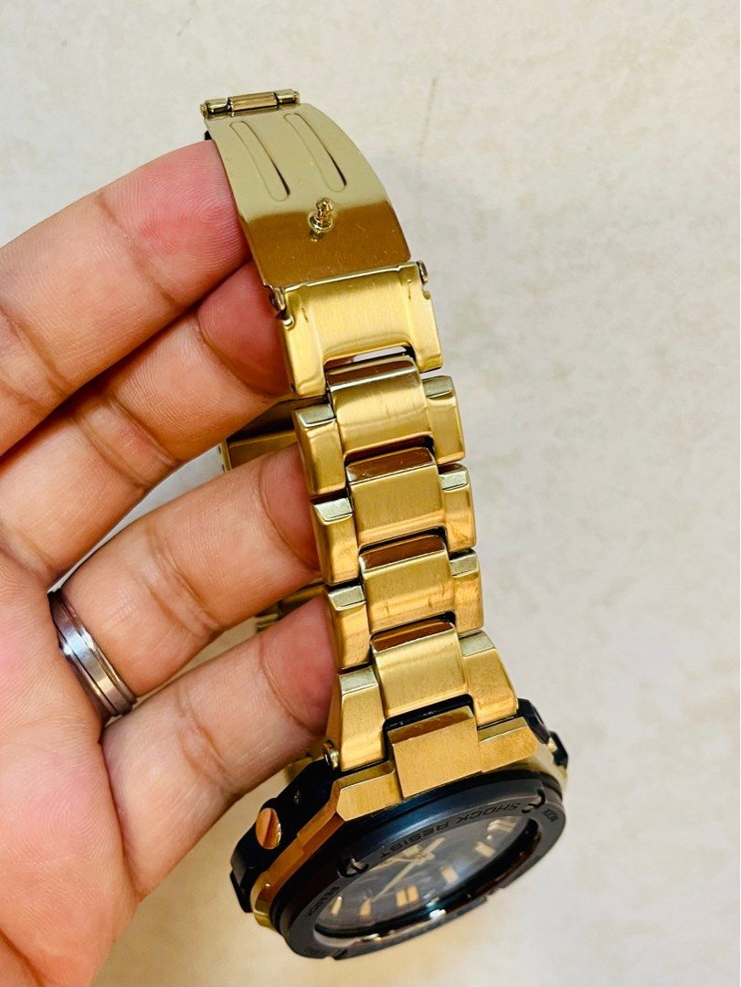 G-SHOCK G-STEEL GST-210GD GOLD, Men's Fashion, Watches & Accessories ...