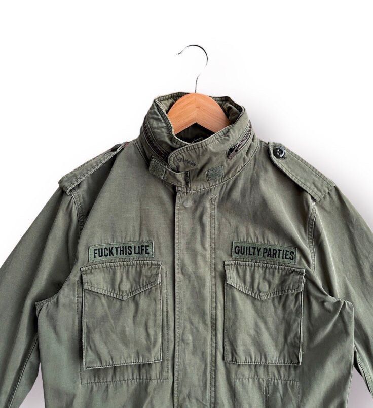 Guilty Parties Wacko Maria army jacket, Men's Fashion, Coats, Jackets ...