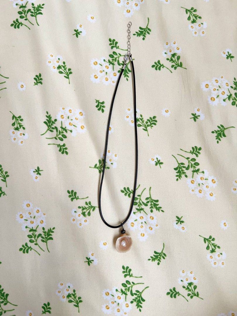 handmade french shell pearl necklace mermaidcore, Women's Fashion ...