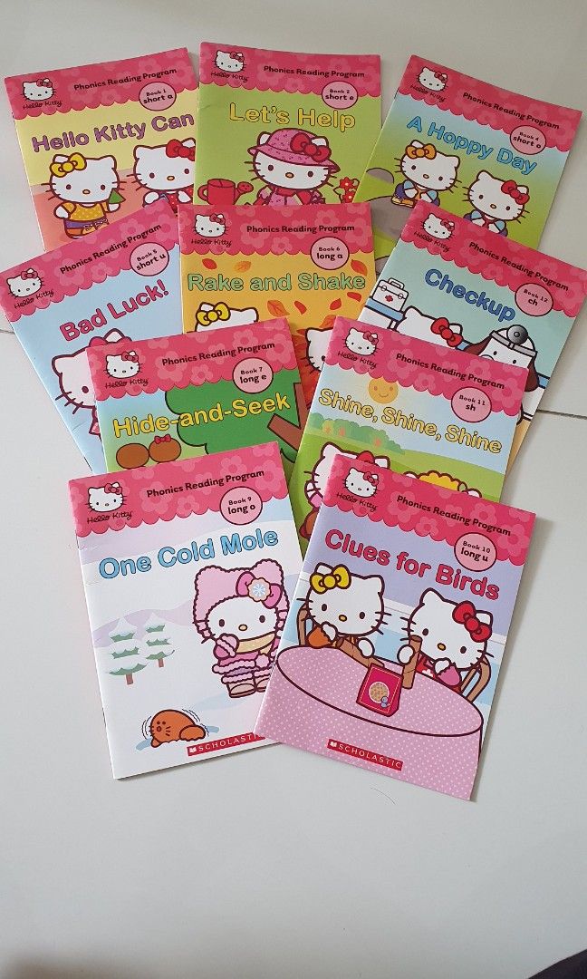 Hello Kitty Phonics books, Hobbies & Toys, Books & Magazines, Children ...