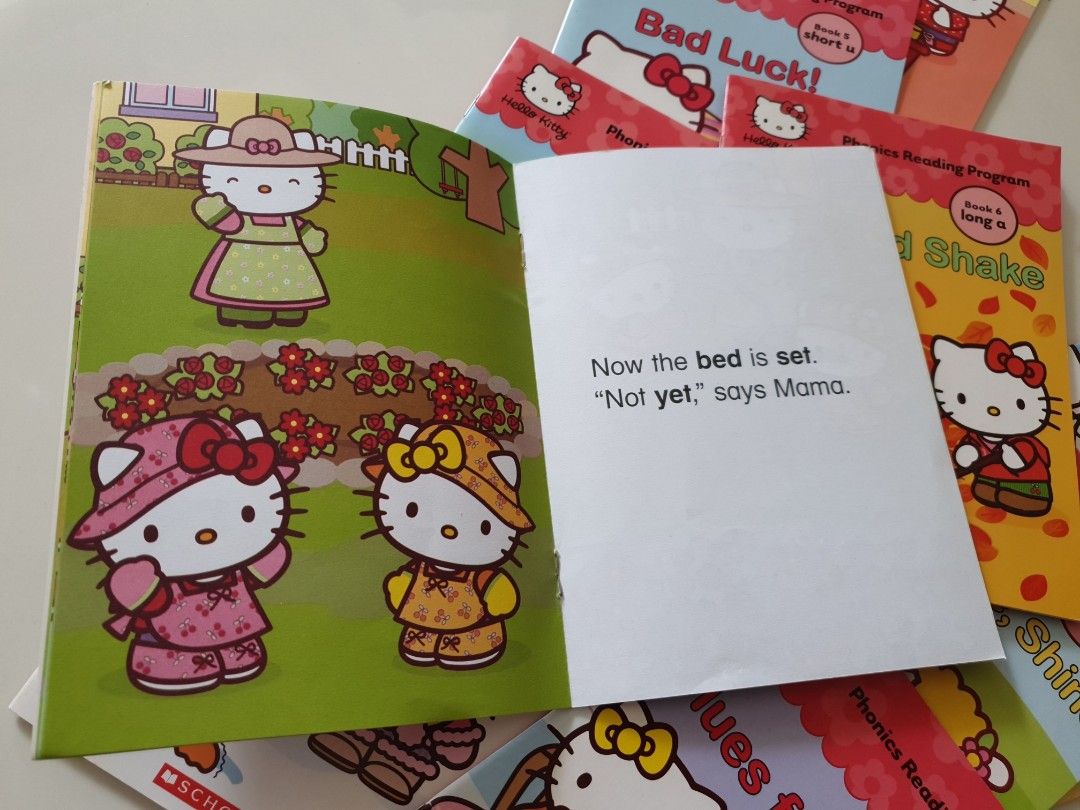 Hello Kitty Phonics books, Hobbies & Toys, Books & Magazines, Children ...