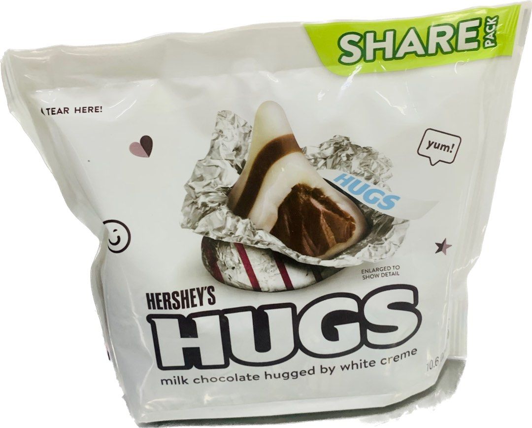 HErShey'S KISSES CHOCOLATE HUGS 10.6OZ, Food & Drinks, Other Food ...
