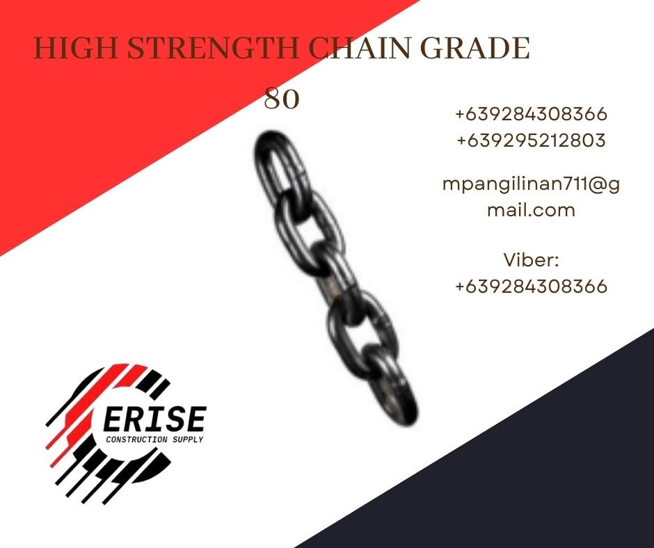 High Strength Chain Grade 80, Commercial & Industrial, Construction ...