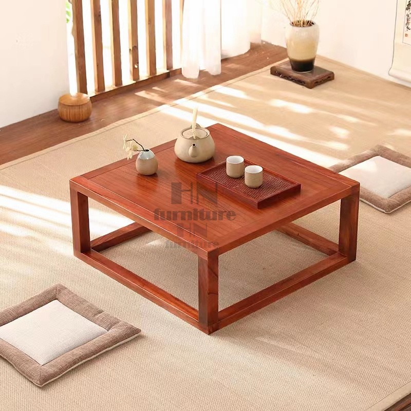 hn-1261 Solid Wood Coffee Table Japanese Balcony Small Table Square ...