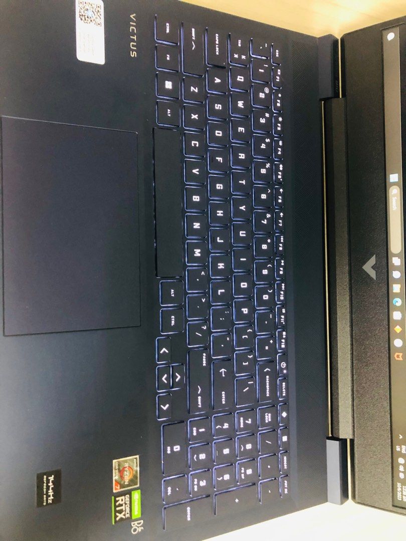 HP Vectus 16 Ryzen 7-6800H RTX3050 Almost New !, Computers & Tech ...