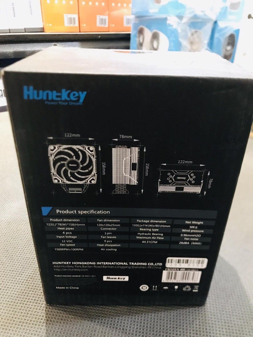 Huntkey 120mm CPU Cooler Colorful AMD Intel Frozen 400 on Carousell