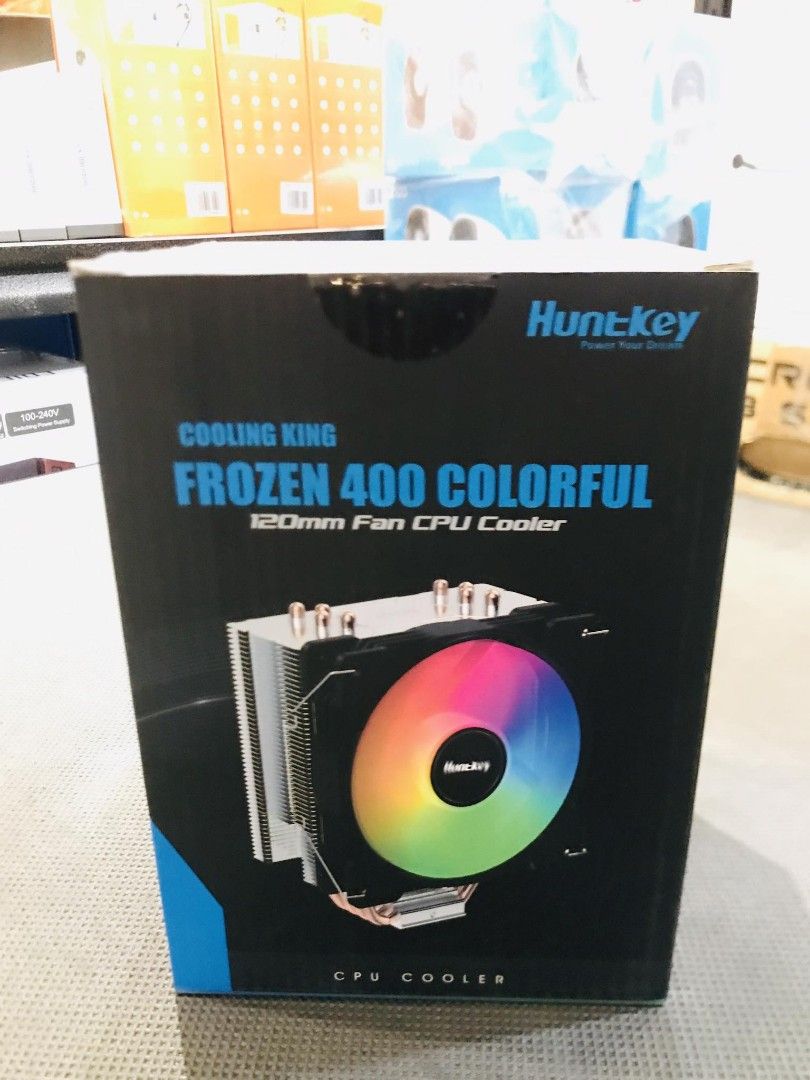Huntkey 120mm CPU Cooler Colorful AMD Intel Frozen 400 on Carousell