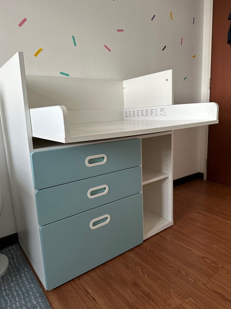 Ikea Smastad Baby Changing Table, Babies & Kids, Baby Nursery & Kids ...