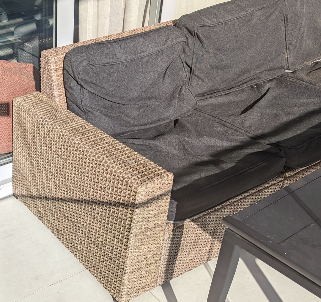 Ikea SOLLERON + KUDDARNA Outdoor Furniture Lounge, Furniture & Home ...