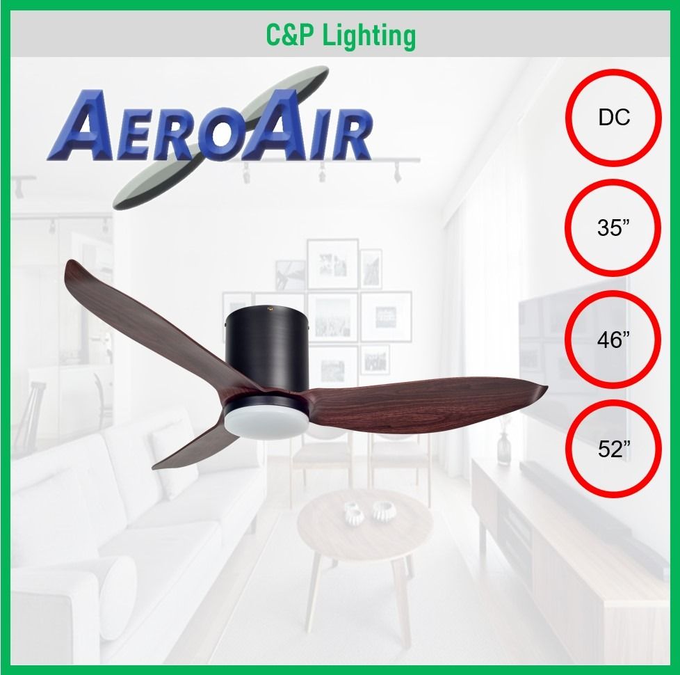 [Installation Promo] Aeroair AA335 35" / 46" / 52" 3 Blades DC Ceiling ...