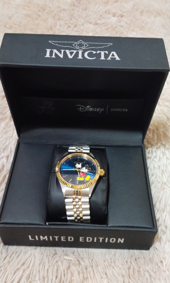 Invicta Watch Limited Edition Mickey Mouse, Men's Fashion, Watches ...