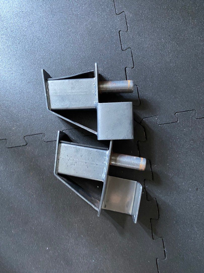 J hook for power rack 6cm x 6cm with 1” hole, Sports Equipment ...