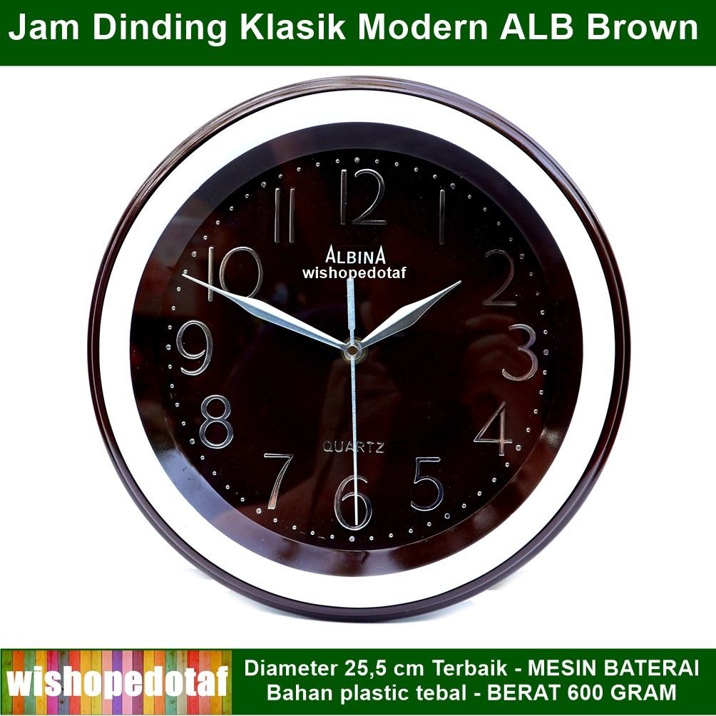 Jam Dinding Modern Klasik Alb Round, Jasa, Elektronik dan perbaikan ...