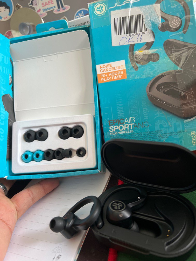 JLAB Epic Air Sport ANC True Wireless Earbuds, Audio, Earphones on ...