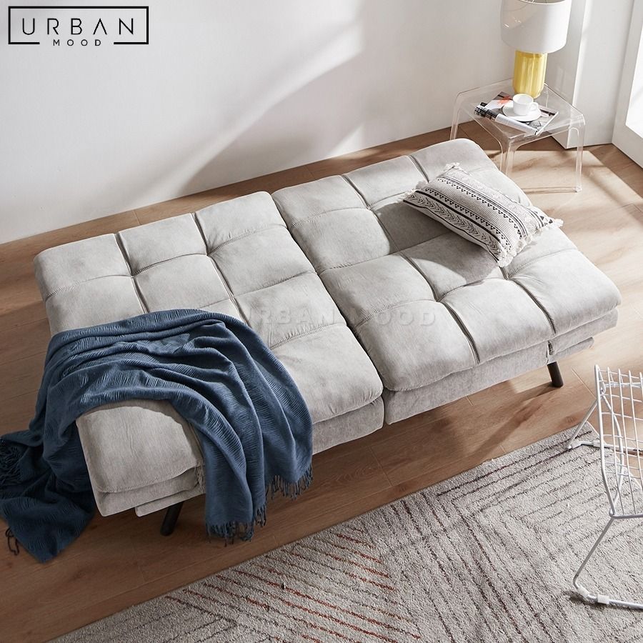 JOSHUA Modern Velvet Sofa Bed, Furniture & Home Living, Furniture ...