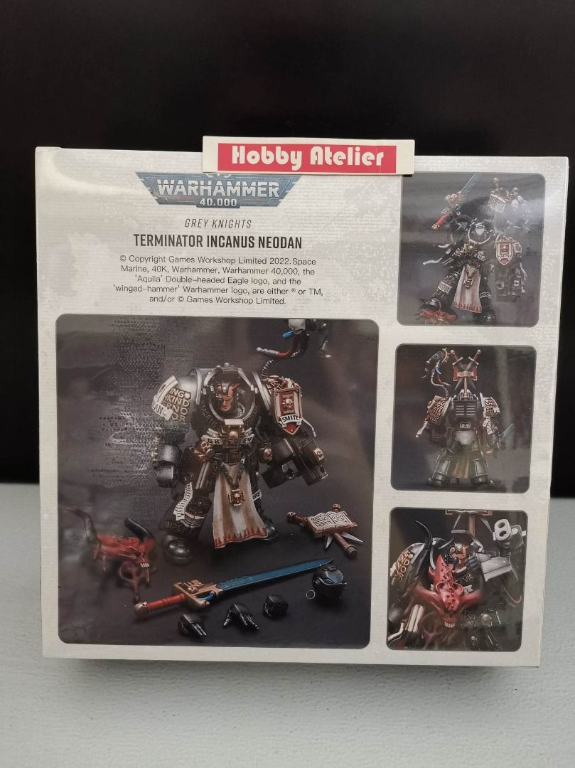 JT3204 Warhammer 40K - 1/18th Scale Grey Knights: Terminator Incanus Neodan (Reissue), Hobbies ...